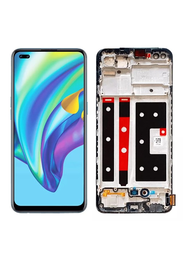 Oppo Reno 4 Lite Lcd Ekran Dokunmatik Çıtalı Tft Cph2125 Siyah ...
