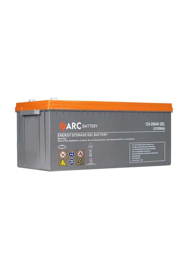 Arc Battery 12 Volt 200 Amper Jel Akü Üretim Yılı:2024 iade yok ...
