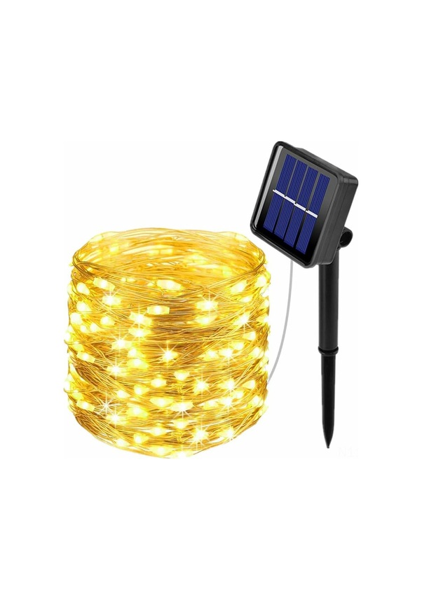 Singree 100 Led Güneş Enerjili Bahçe Aydınlatma - 8 Modlu Su Geçirmez ...