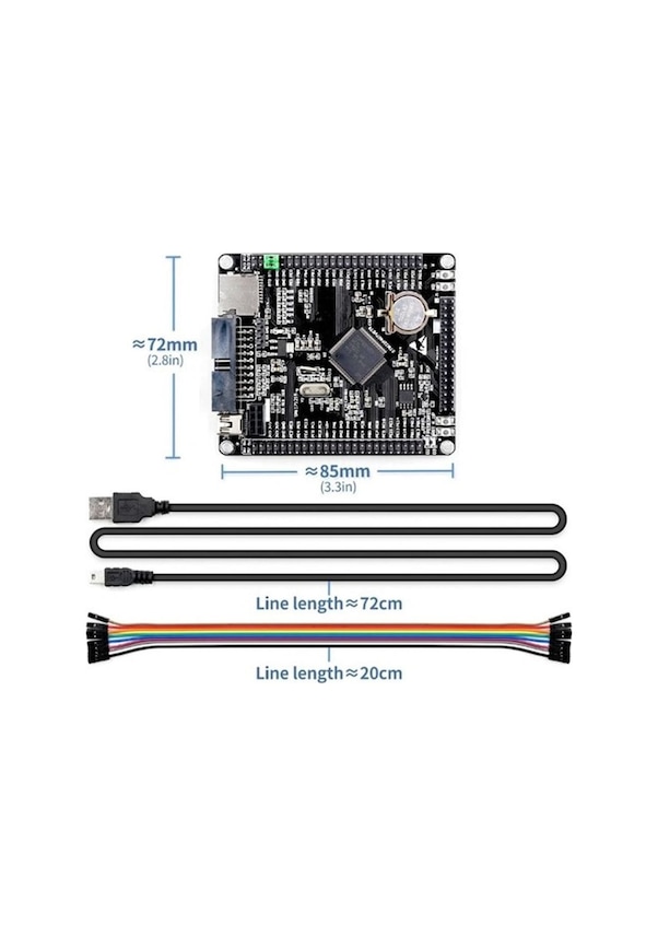 Stm32f407vet6 Devebox Geliştirme Kartı Nrf24l01 Microsd Miniusb 168 Mhz Cpu Arm Cortex-m4 Dsp ...