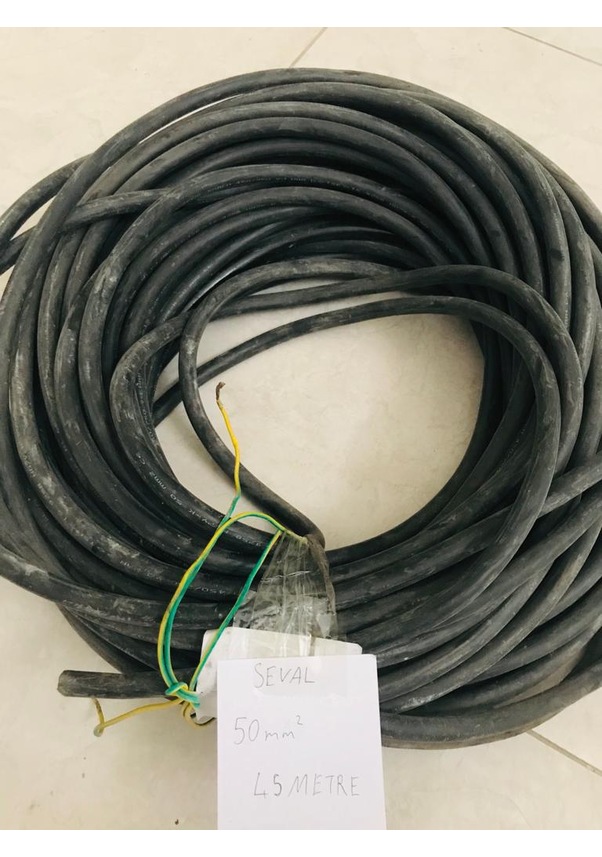 SEVAL 50mm² siyah NYAF kablo (45 mt) Fiyatları ve Özellikleri