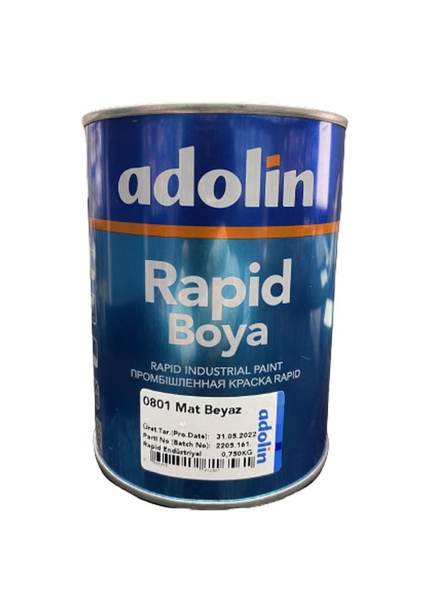 Adolin Rapid Endüstriyel Mat Beyaz Boya 0.75 KG Mat Beyaz Fiyatları ve ...