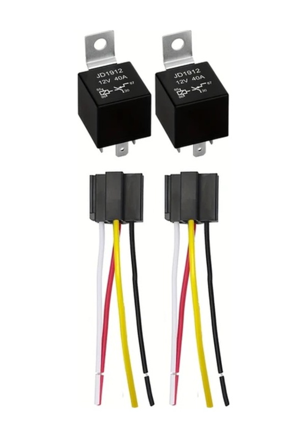 Lumaworld 4 Pin 2 Pack 4 Pin 5 Pin 40 30 Amp Relay Kit Spst 6 Adet ...