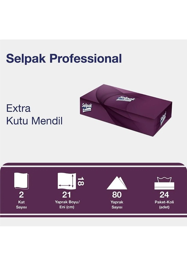 Selpak Professional Extra Kutu Mendil 80'li Fiyatları ve Özellikleri