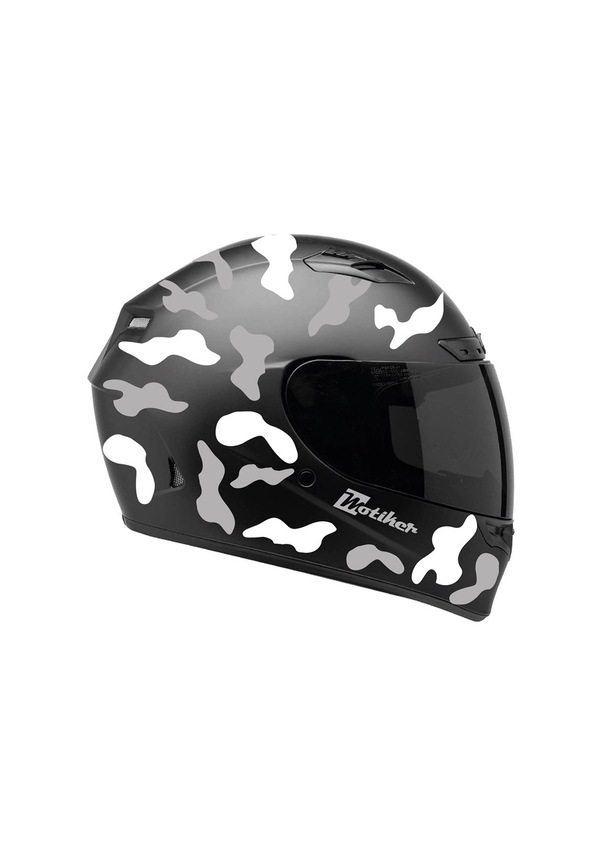Gri Beyaz Kamuflaj Kask Sticker Modeli Fiyatları ve Özellikleri