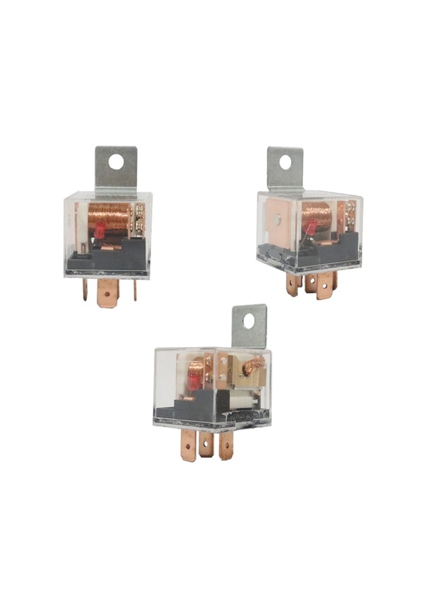 Şeffaf Mini Role 12v 5 Ayaklı 40 Amper 5adet Fiyatları ve Özellikleri