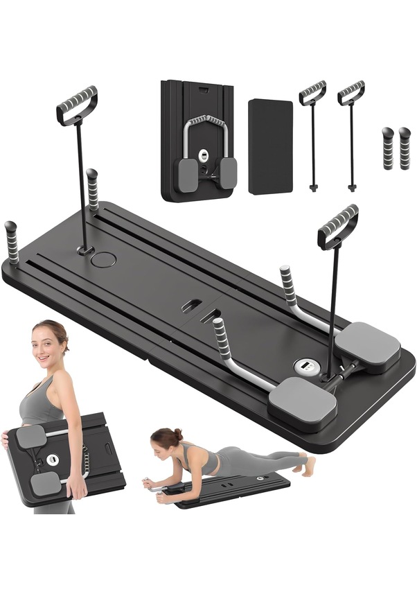 Egzersiz Aleti Pilates Reformer, Ev Tipi Pilates İstasyonu, Siyah ...