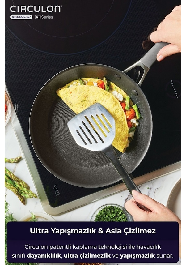 Circulon 26 Cm Kızartma Tavası Gri - Siyah Fiyatları ve Özellikleri