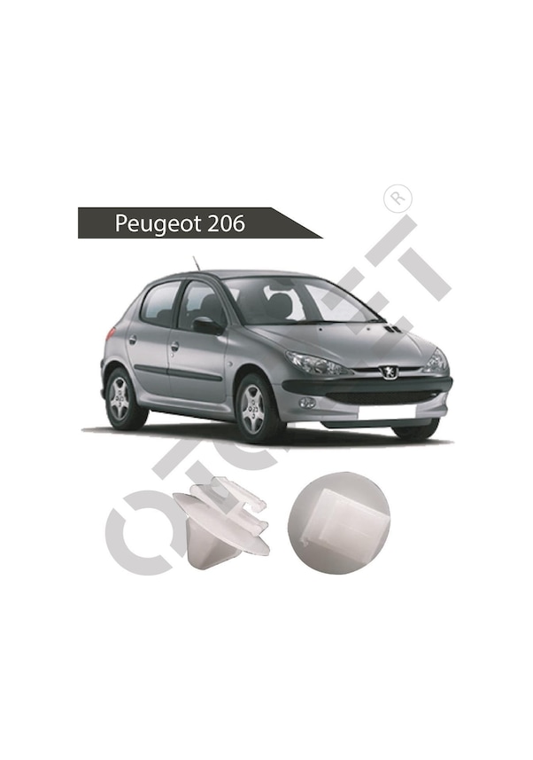 Peugeot 206 Kapi Çita Klipsi 7701049270 500020456 - Paket Adeti / 15 ...
