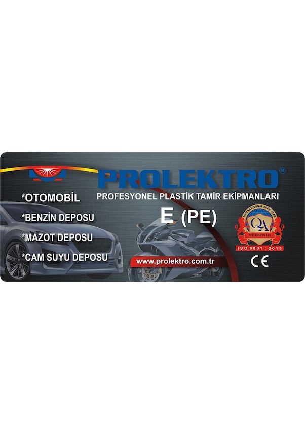 10 Paket Prolektro Pe Siyah Dar Plastik Elektrot -Kaynak Çub ...