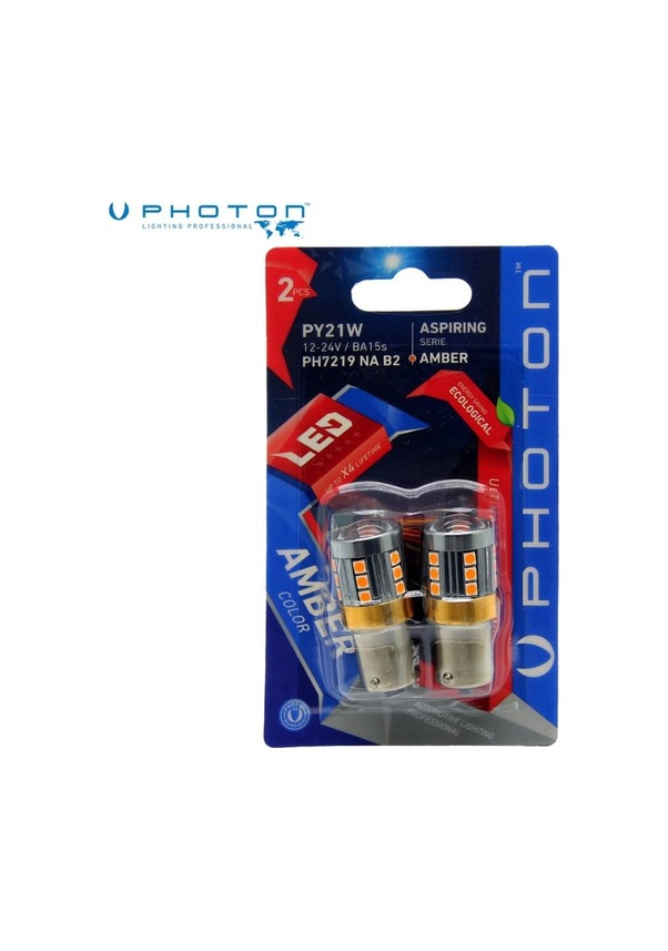 Photon 12v 93 Ampul Led Turuncu Mercekli Düz Tırnak 2 Ad Fiyatları ve ...