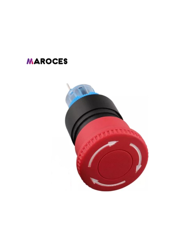 22Mm Acil-Stop Buton Ledsiz 5A 250Vac 6 Bacaklı 2No/2Nc Fiyatları ve ...