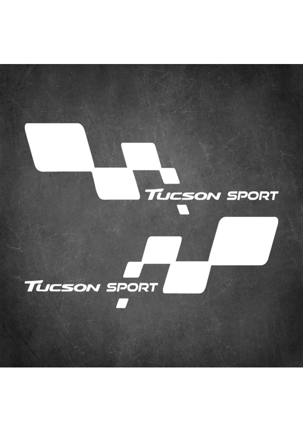 2 Adet Tucson Sport Sticker - Hyundai Sticker - Kapı Altı Sticker ...