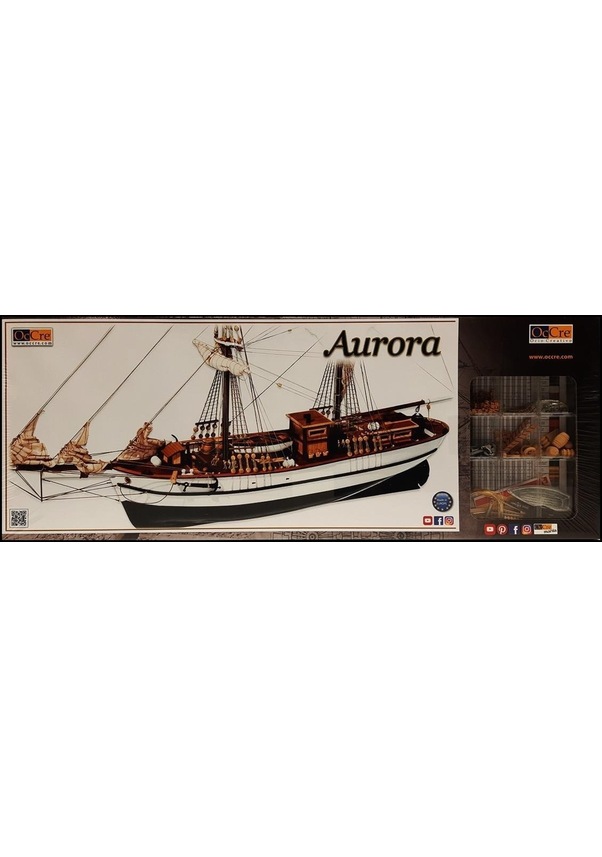 Occre 13001 1/65 Ölçek, Aurora, 68 Cm. Yelkenli İspanyol Yük Gemisi ...