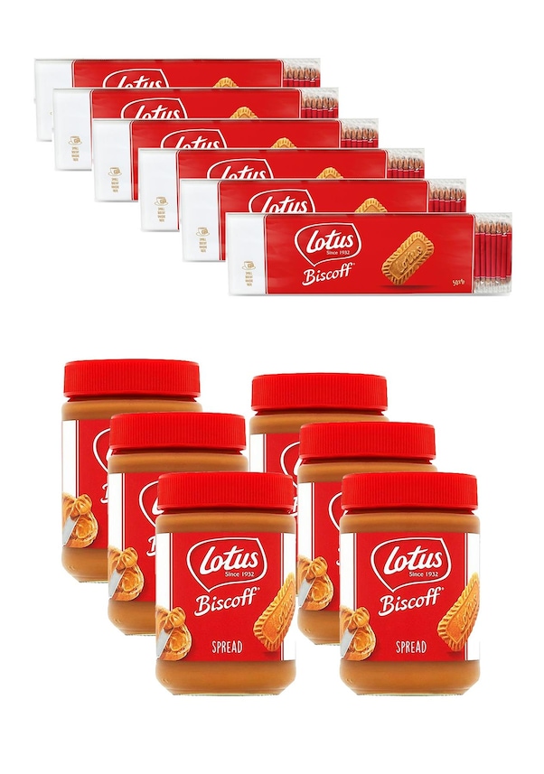 LOTUS BISCOFF 50*6,25GR.X 6 ADET + LOTUS BISCOFF SPREAD ORIGINAL ...