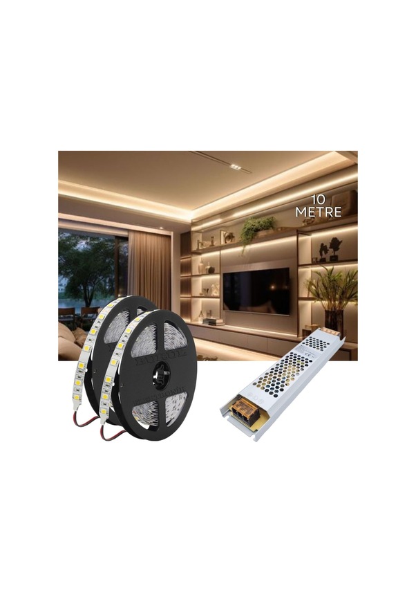10 Metre Gün Işığı Led Işık Gizli Tavan Işık Bandı Aydınlatma Ev Oda ...