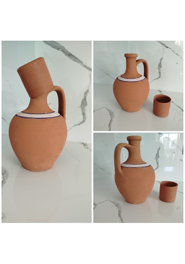 El Yapımı Terleyen Toprak Su Testisi 2 Lt Meşhur Avanos Toprağı ...