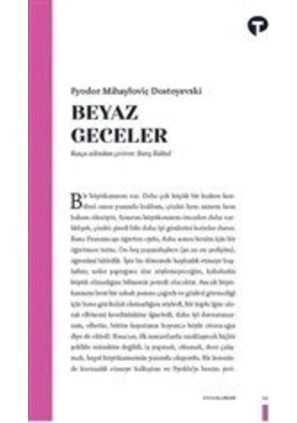 Beyaz Geceler - Fyodor Mihayloviç Dostoyevski - Turkuvaz Kitap ...