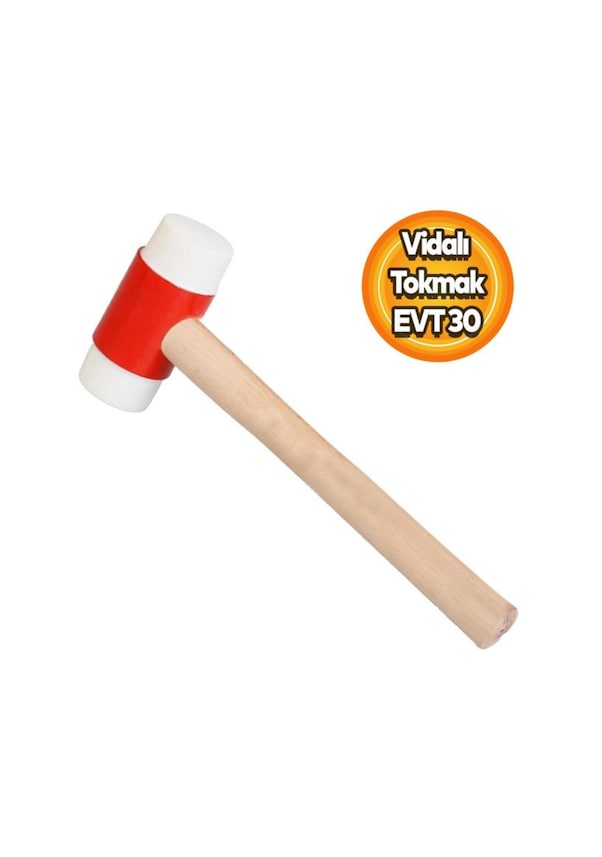 Eltos Vidalı Ahşap Saplı Tokmak Çekiç Seramik Fayans Karo Döşeme ...