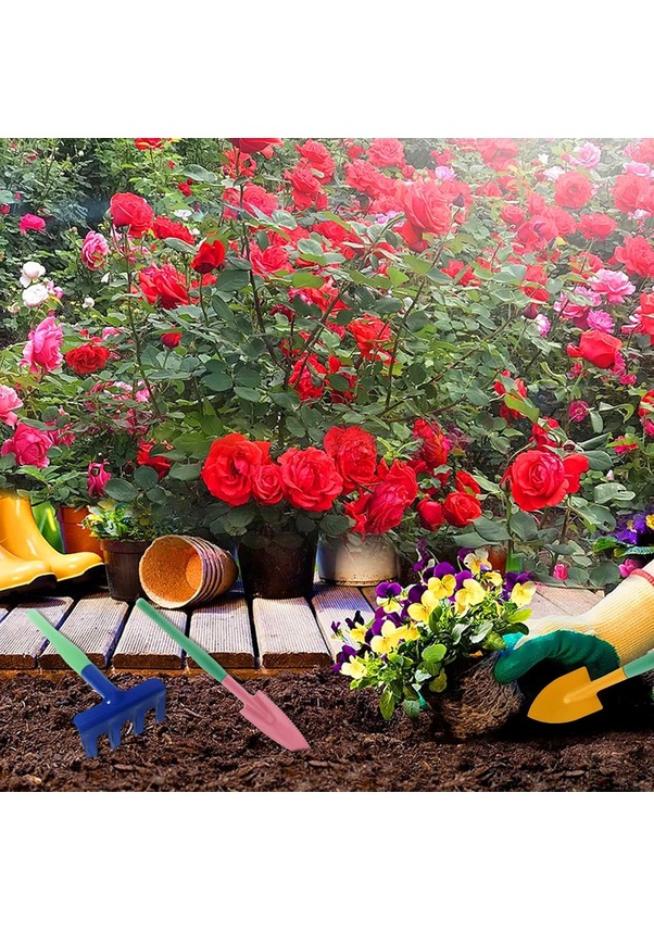 3pcs Metal Bahçe Aracı Seti - Bitkileri İç Ve Dış Mekanlarda Naklederek ...