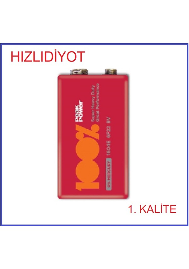 9V Peak Power Pil Fiyatları ve Özellikleri