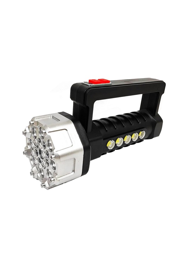 Ax 17 Led Yüksek Işık Uzun Şarjlı Kamp El Feneri Siyah Fiyatları ve ...