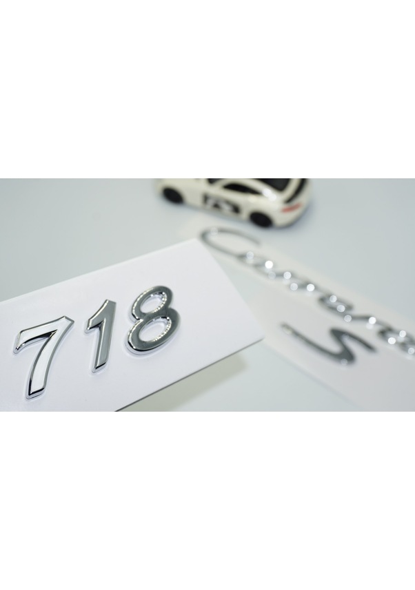 Dk Tuning Porsche 718 Carrera S Bagaj 3m 3d Abs Yazı Logo Amblem ...