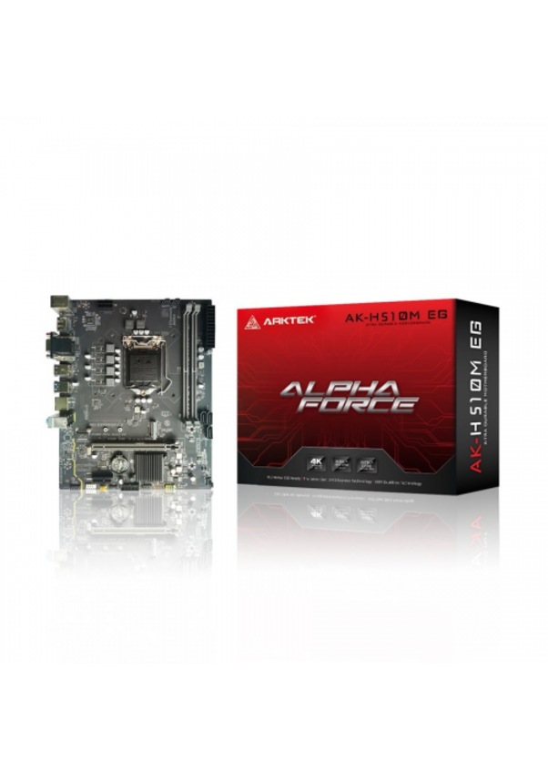 Arktek Alpha Force AK-H510M EG Intel H510 2133/2400/2800MHz 2xDDR4 mATX Anakart Fiyatları ve ...