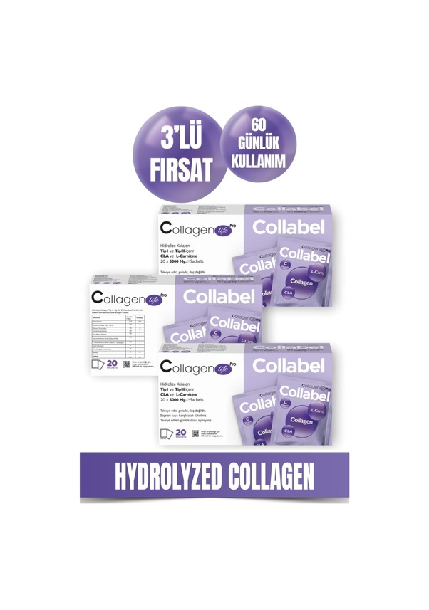 Collagen Life Collabel Cl03 3 x 20 Şase Fiyatları ve Özellikleri