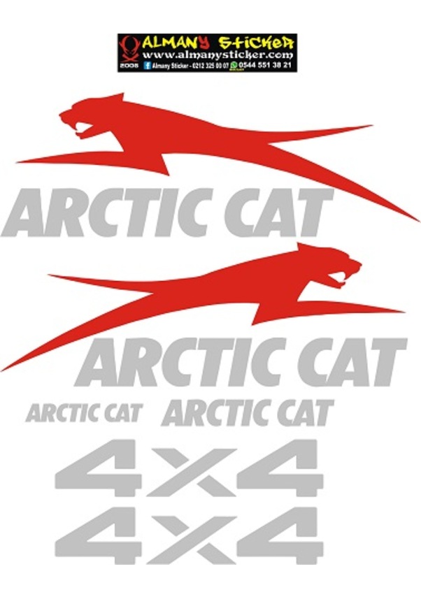 Arctic Cat Sticker.4X4 Sticker.Atv Sticker Fiyatları ve Özellikleri