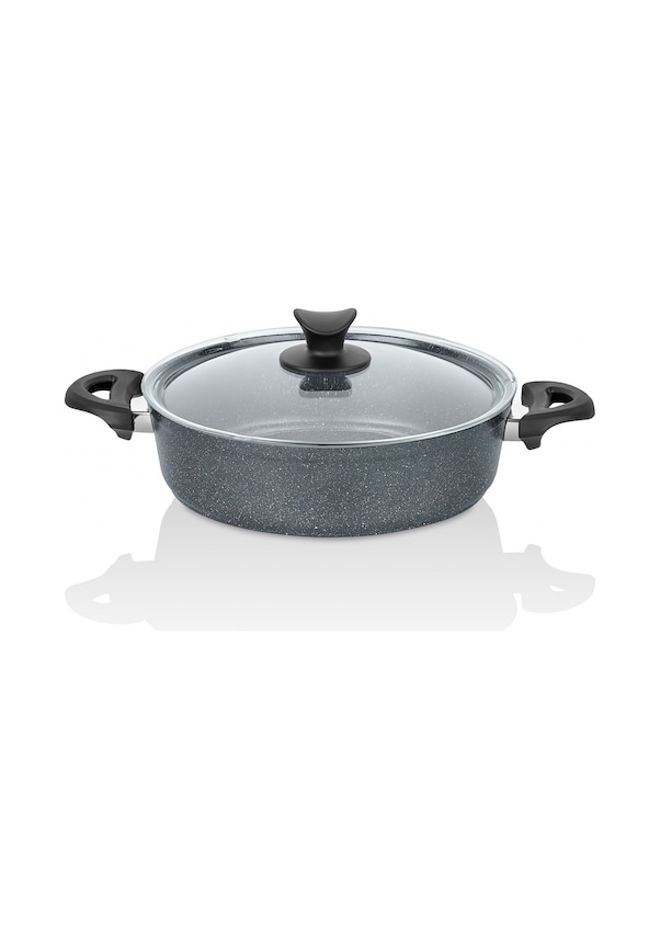 Taç Mastercook Granit Basık Tencere No:26 Uzay Grisi Fiyatları ve ...