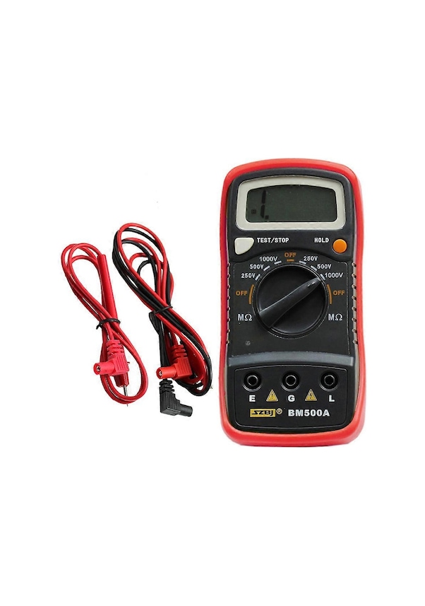 Bm500a 1000v 1999m Dijital İzolasyon Direnci Test Cihazı Metre ...