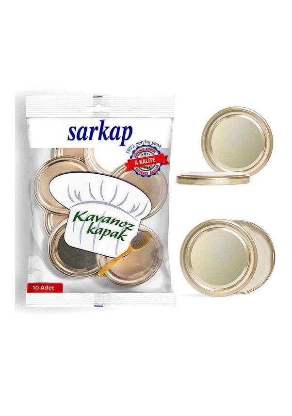 Kavanoz Kapağı Gold 10 Adet Hijyenik Paketli Kavanoz Kapağı Fiyatları ...