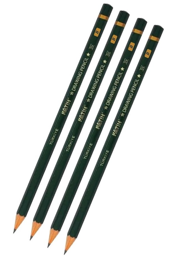 B Resim Kalemi Dereceli Kalem 4 Adet Fatih Dereceli Resim Kalemi ...