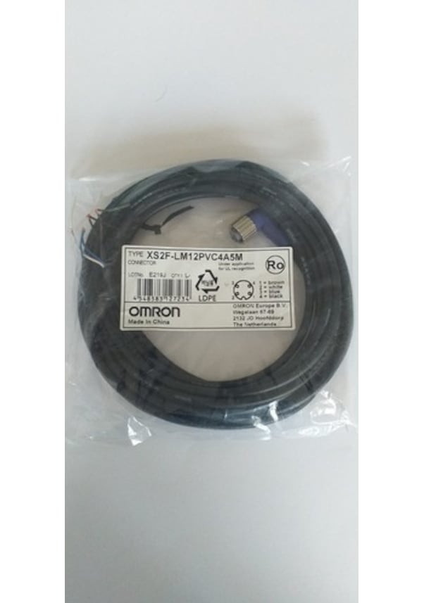 Omron M12 Açılı 5M Sensör Kablosu Xs2F-Lm12Pvc4A5M Fiyatları ve Özellikleri