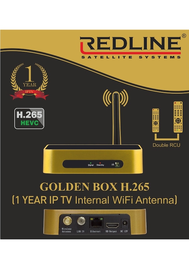 Redline Golden Box Hevc Full Hd Uydu Alıcısı Fiyatları ve Özellikleri