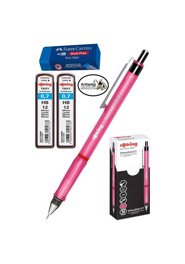 0.7 Uçlu Kalem Kalem Ucu Ve Sınav Silgisi 1 Paket 07 Uçlu Kalem Mekanik ...