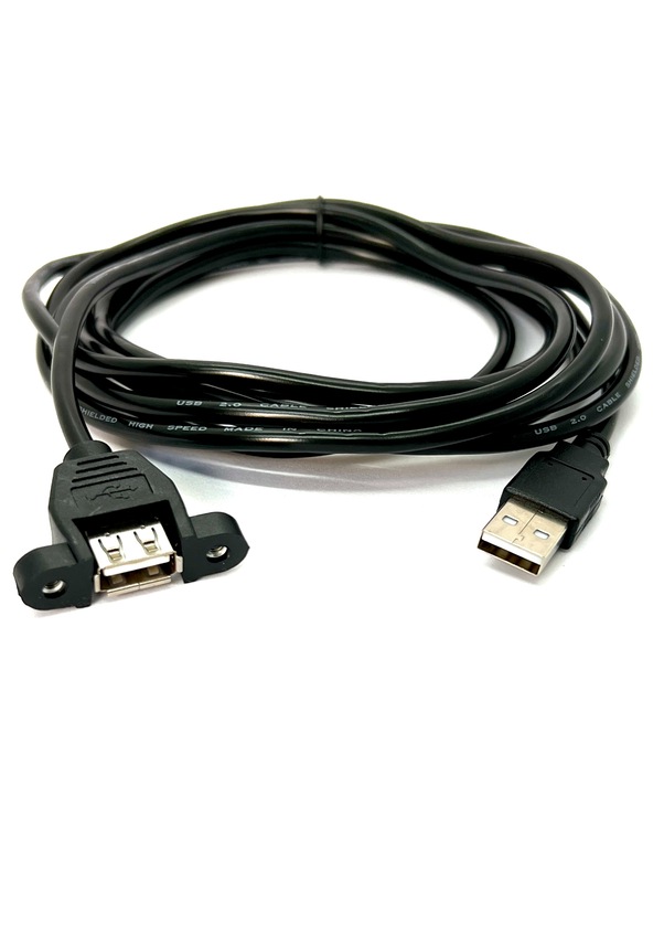 3 Metre Panel Tipi Dişi Erkek Usb Vidalı Usb Extension Usb Panel ...