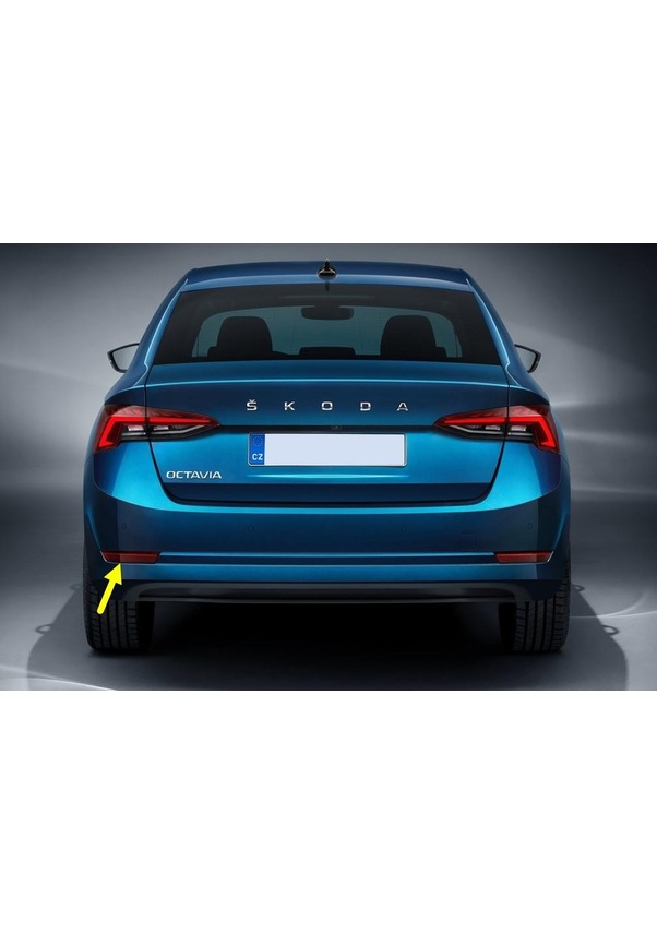 Skoda Octavia 4 Sedan 2021-24 Arka Tampon Sol Reflektör 5E7945105 ...