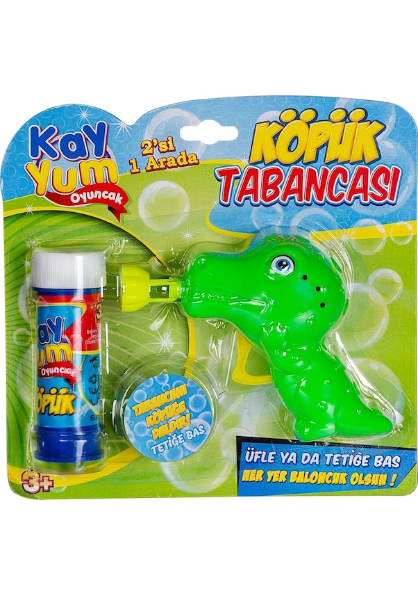 Timsah Figürlü Köpük Tabancası - Baloncuk Tabancası - Köpüklü Silah - Baloncuk Oyunu Yeşil ...