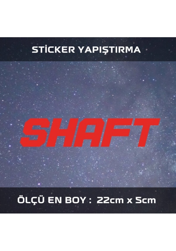 SHAFT sticker etiket araba motosiklet uyumlu Fiyatları ve Özellikleri