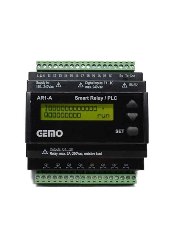 Gemo Ar1-a-230vac Ray Tipi "ladder Logic" İle Programlanabilir Akıllı ...