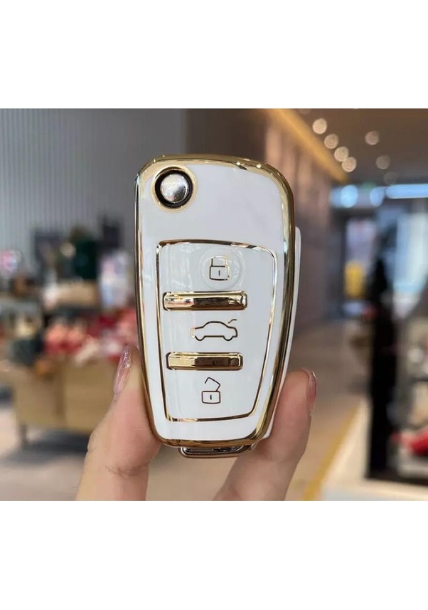 Audi A1 A3 8p 81 A4 A5 B6 B7 B8 A6 A7 C5 C6 Q3 Q5 Uyumlu Anahtar Kılıfı ...