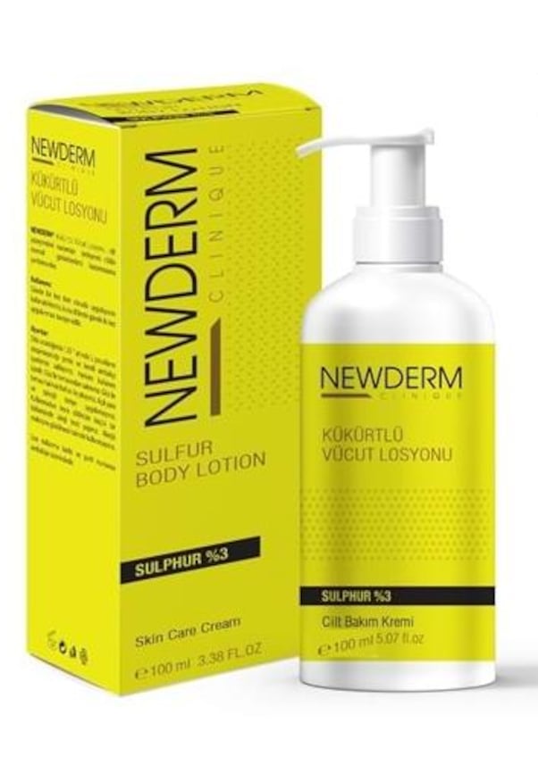 Newderm Kükürtlü Vücut Losyonu 100 ML Fiyatları ve Özellikleri