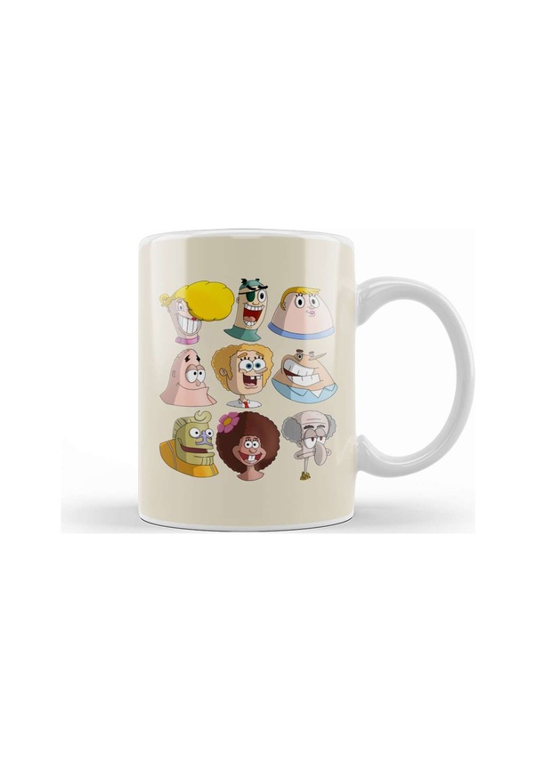 Cartoon Kids Human Spongebob Characters Süngerbob 01 Kupa Bardak ...
