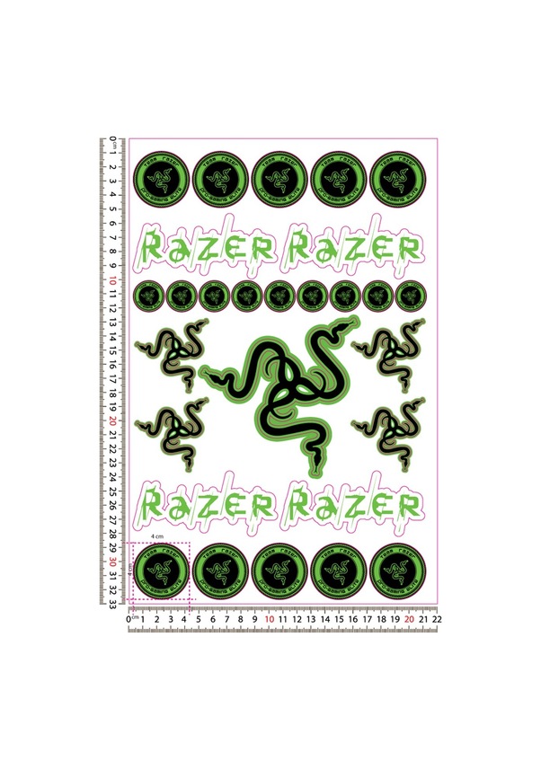 Razer Sticker Set Fiyatları ve Özellikleri
