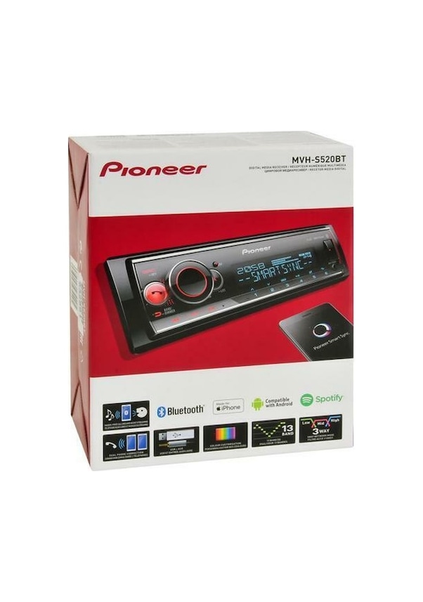 Pioneer Deh-s520bt 50x4 Bluetooth/cd/usb/aux Sencan Sound Fiyatları ve ...