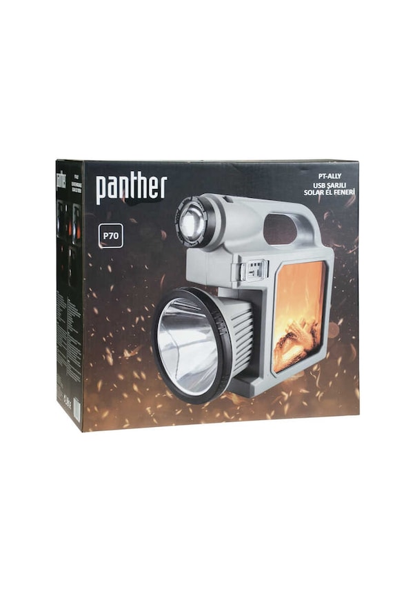 Panther Pt-ally Usb Şarjlı Solar Fener Siyah Fiyatları ve Özellikleri