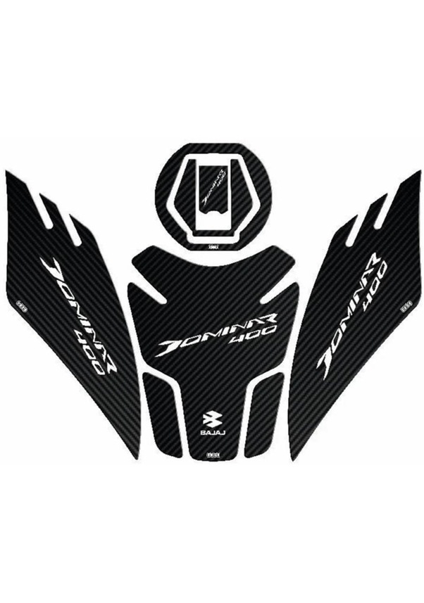 Bajaj Dominar 400 Carbon Black Tank Pad Set Sticker Etiket Model ...