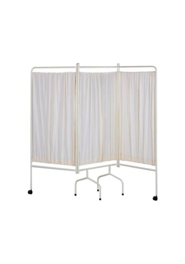 3 Katlı Paravan Metal Paravan Katlanabilir Muayene Masası Paravan ...